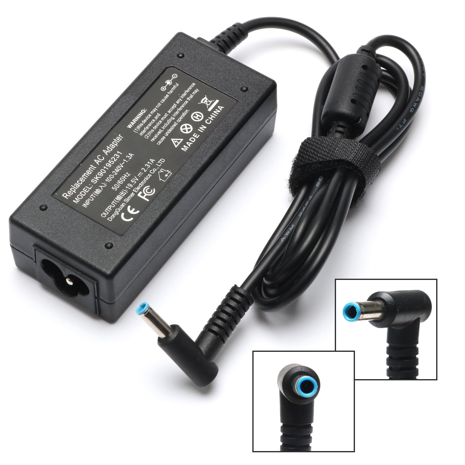 HP 45W Notebook Charger, Elitebook, Stream 11 13 14, Pavilion x360 ...