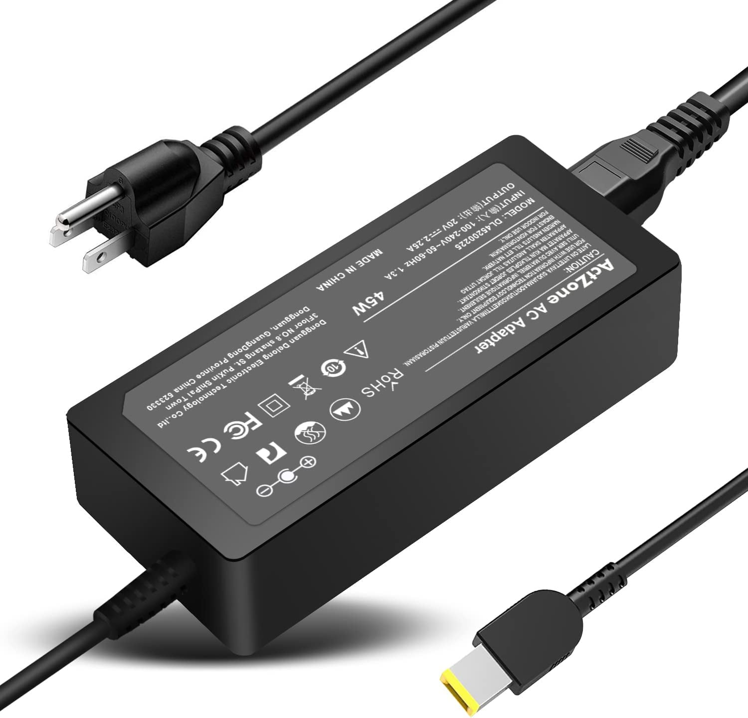 45W Slim tip AC Adapter Charger for Lenovo Thinkpad T440 T450s T460 ...