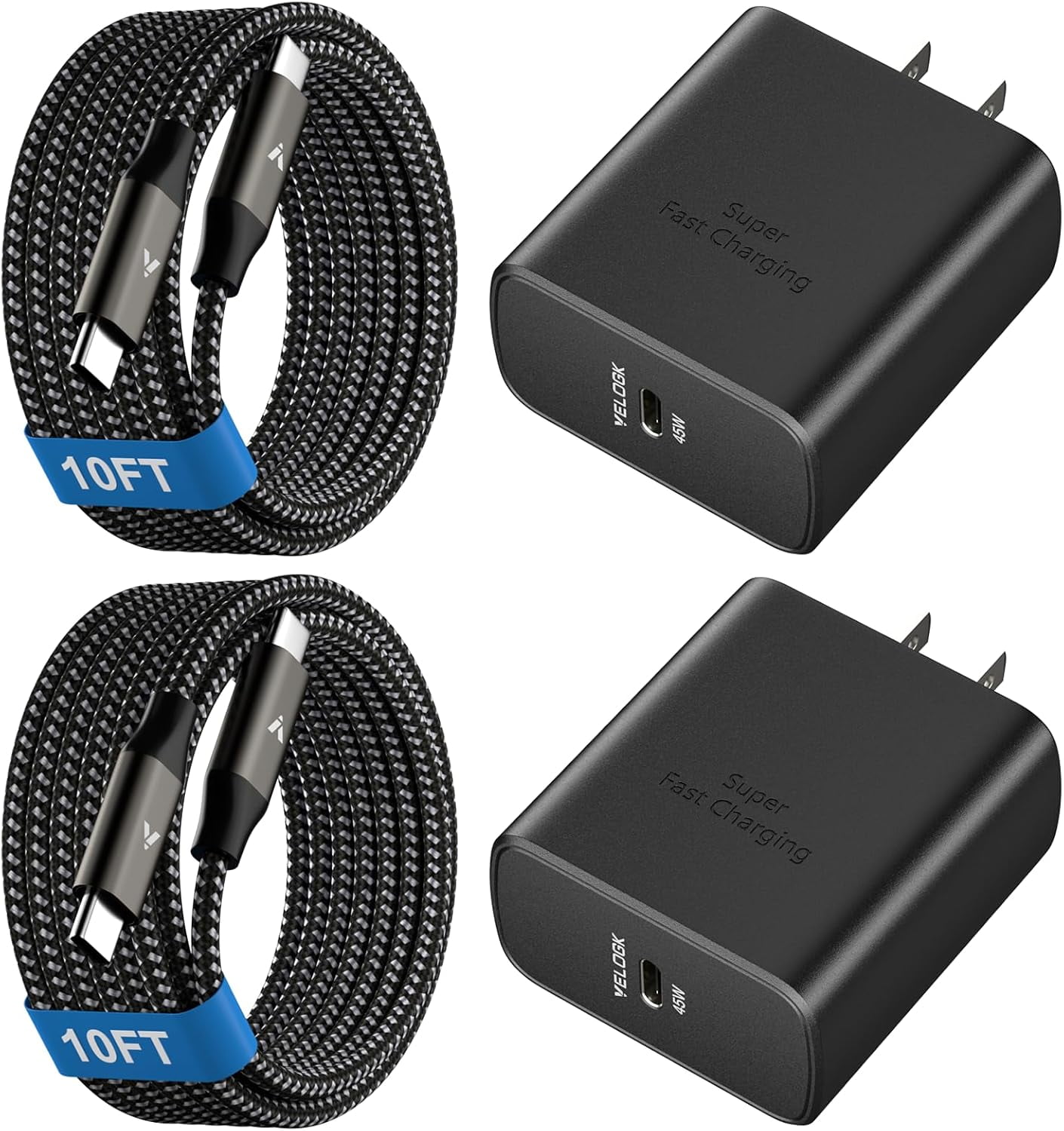 45W Super Fast Charger USB C, 45 Watt Type-C Android Phone Charging ...