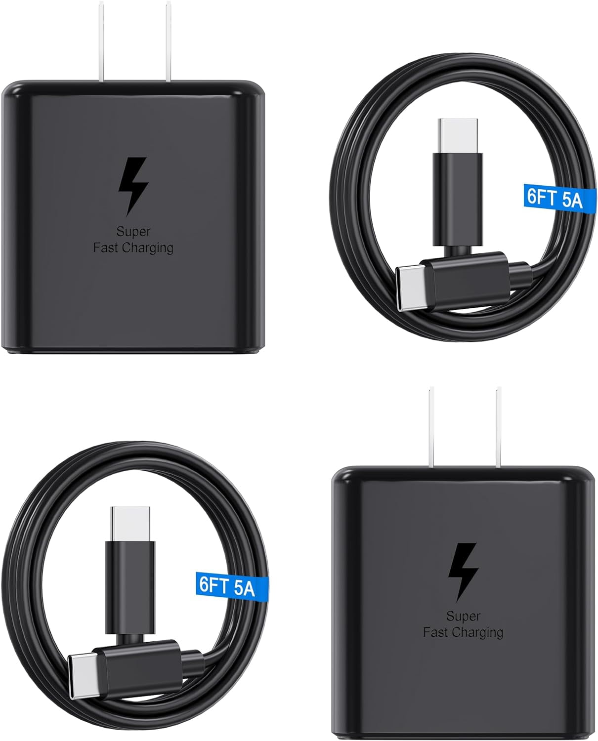 45W Super Fast Charger USB-C Type C PD3.0 Android Phone Charger ...