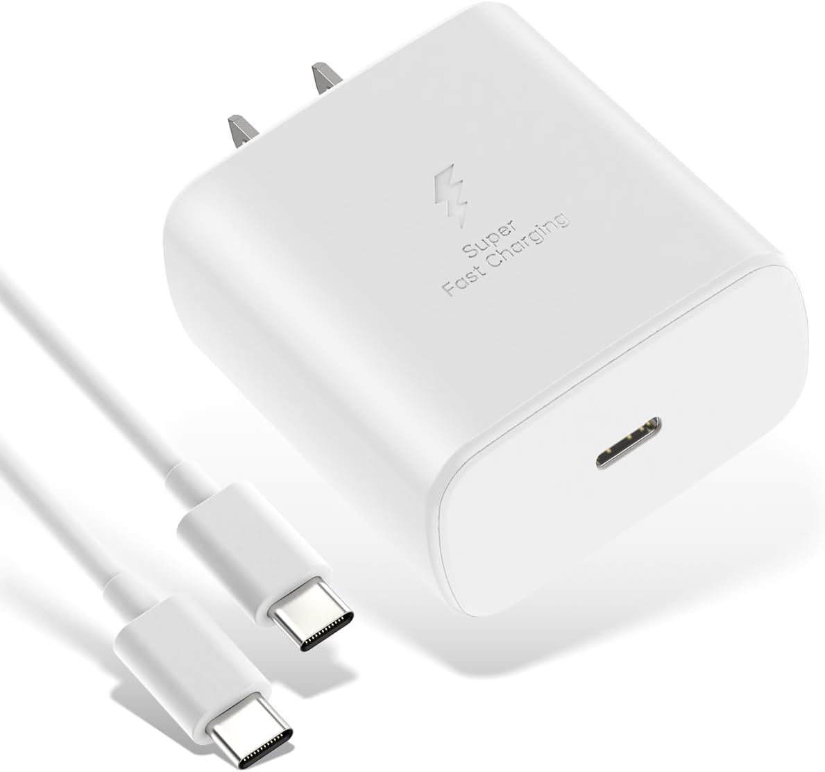 45W Super Fast Charging USB C Charger for TCL 10L, 45 Watt PD PPS Super ...