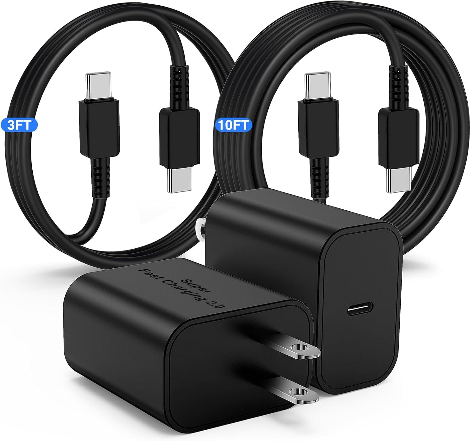 45W USB-C Charger for Samsung Charger Fast Charging, Type C Block &6FT ...