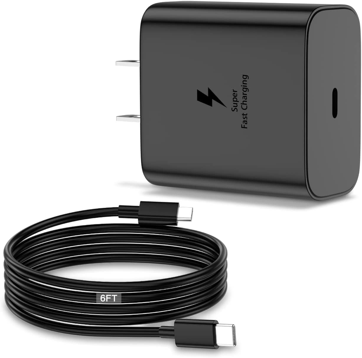 45W USB C Super Fast Charger for Microsoft Surface Pro 9 Super Fast PPS ...