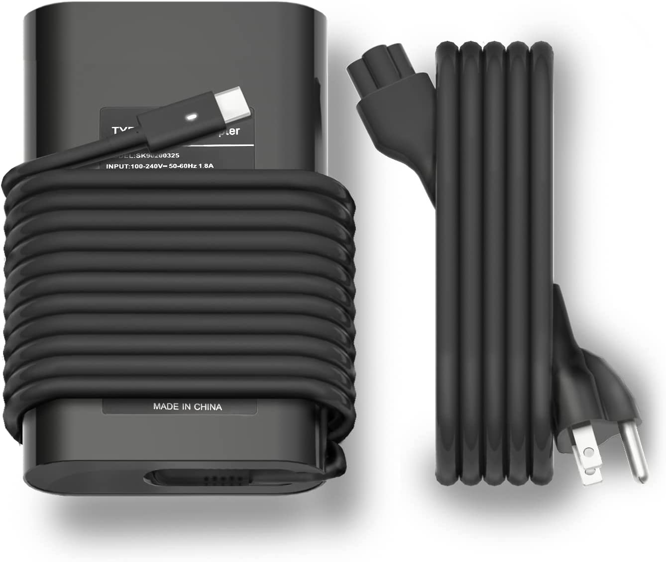 45W USB Type C Laptop Charger for Dell Latitude 5520 5420 7400 7420 ...