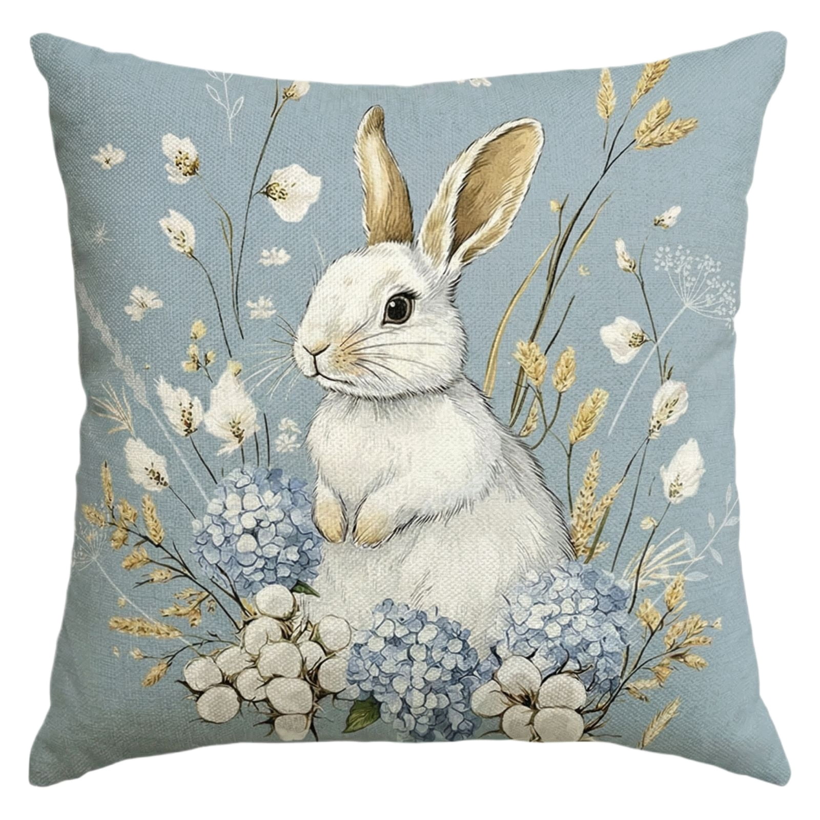 45X45Cm Easter Pillow Cover Insert Decorative Linen Pillowcase For ...