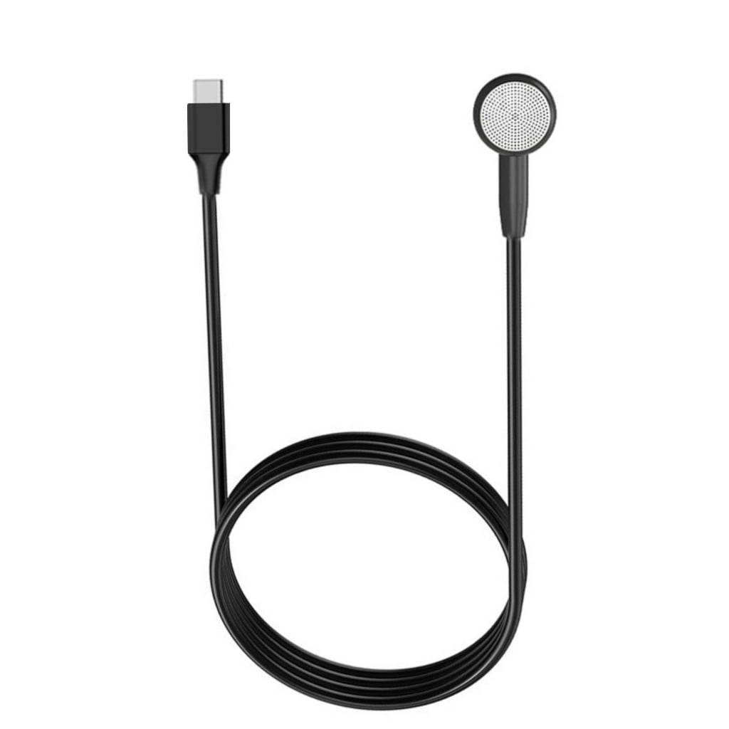 45cm/100cm Type C Earpiece Digital Chip Single Sided Earphone without ...