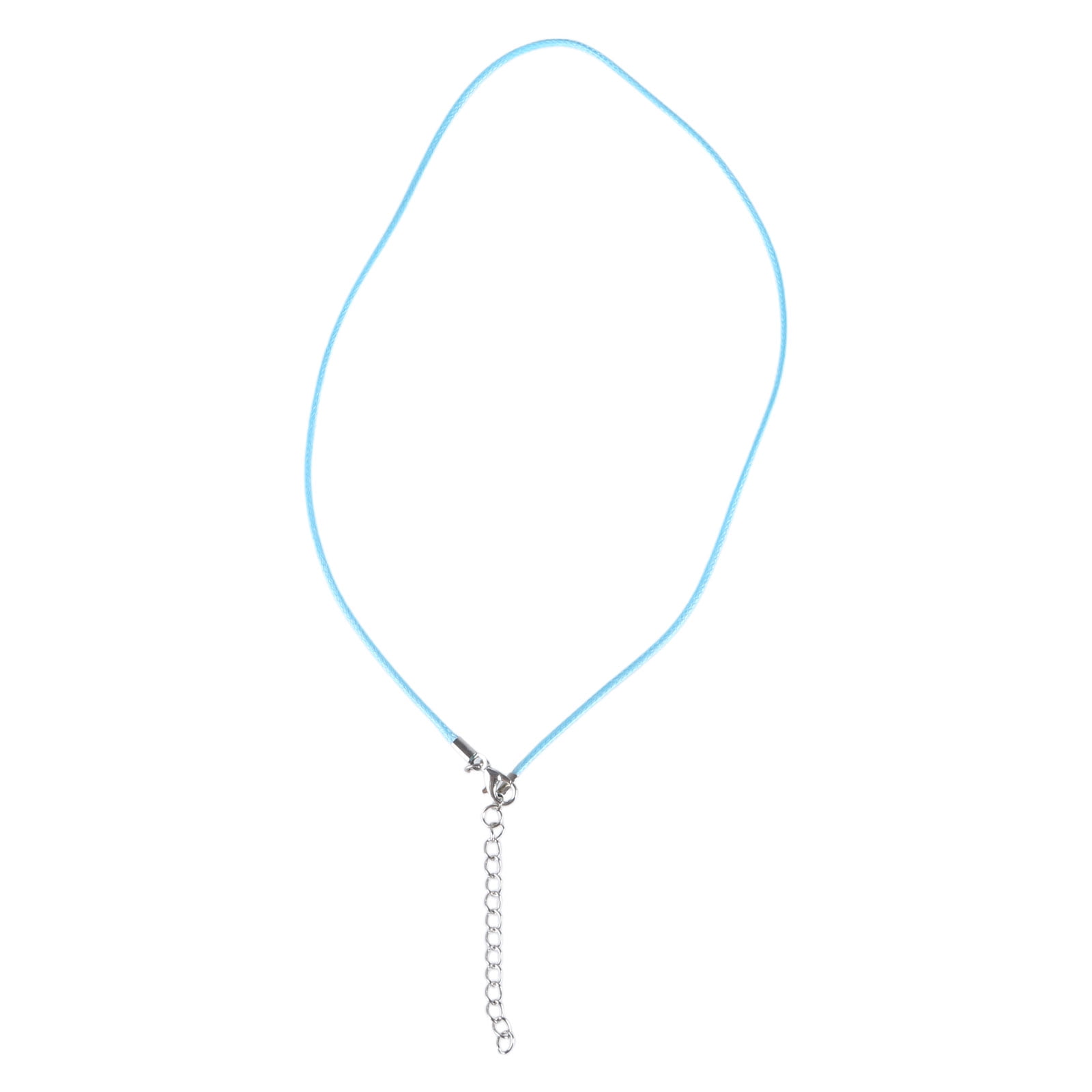 45cm Braided Adjustable Leather Rope Wax Cord Handmade Necklace Pendant ...