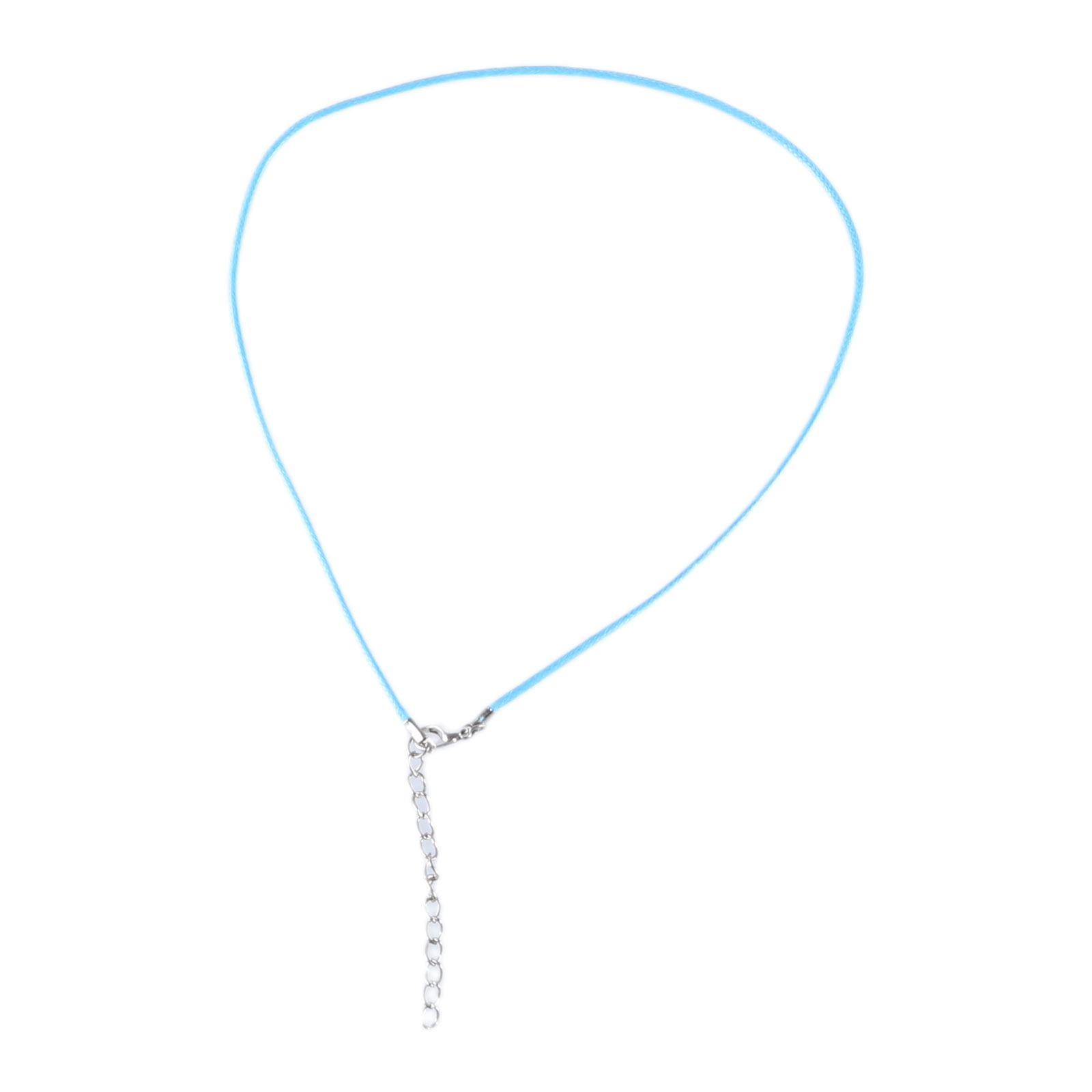 45cm Braided Adjustable Leather Rope Wax Cord Handmade Necklace Pendant ...