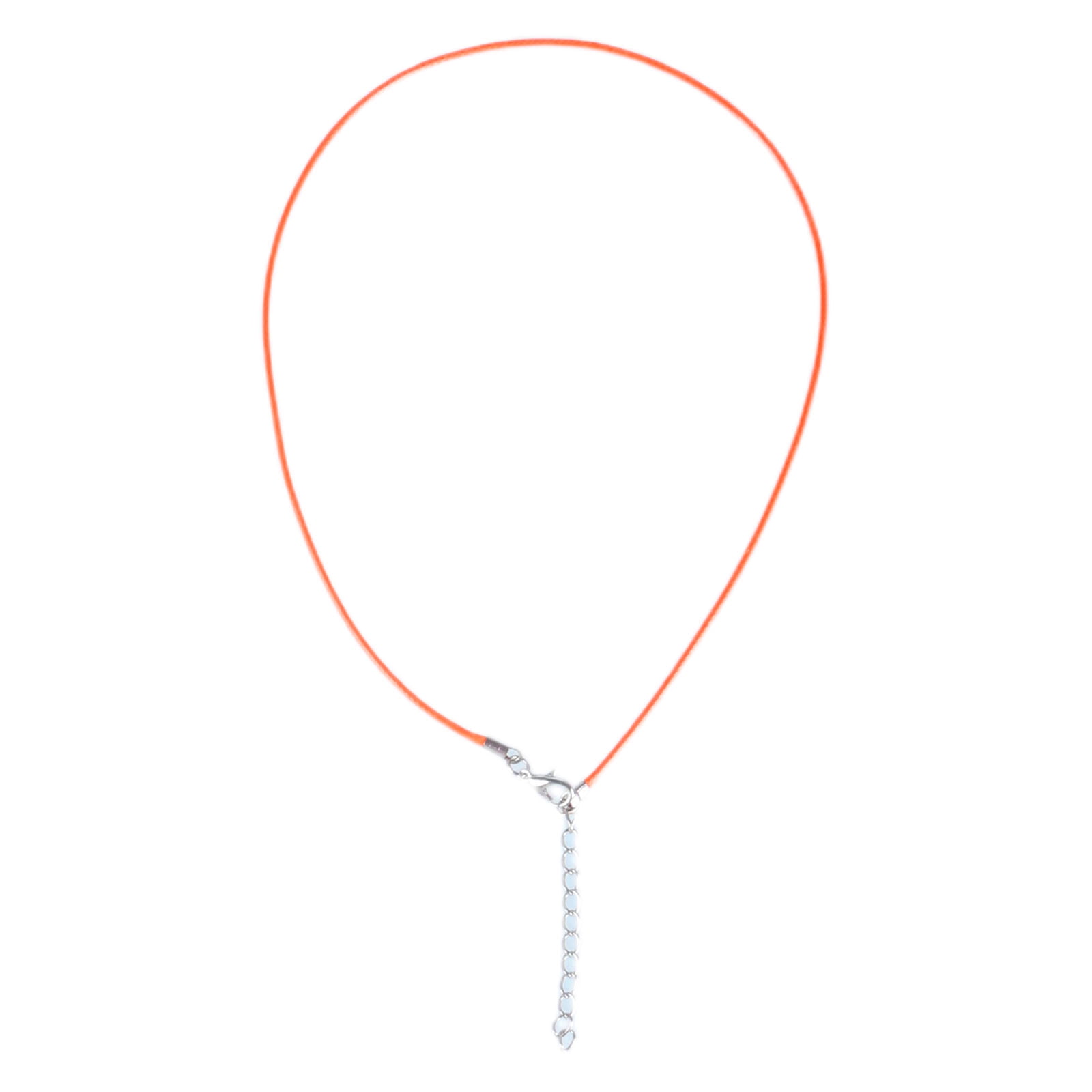 45cm Braided Adjustable Leather Rope Wax Cord Handmade Necklace Pendant ...