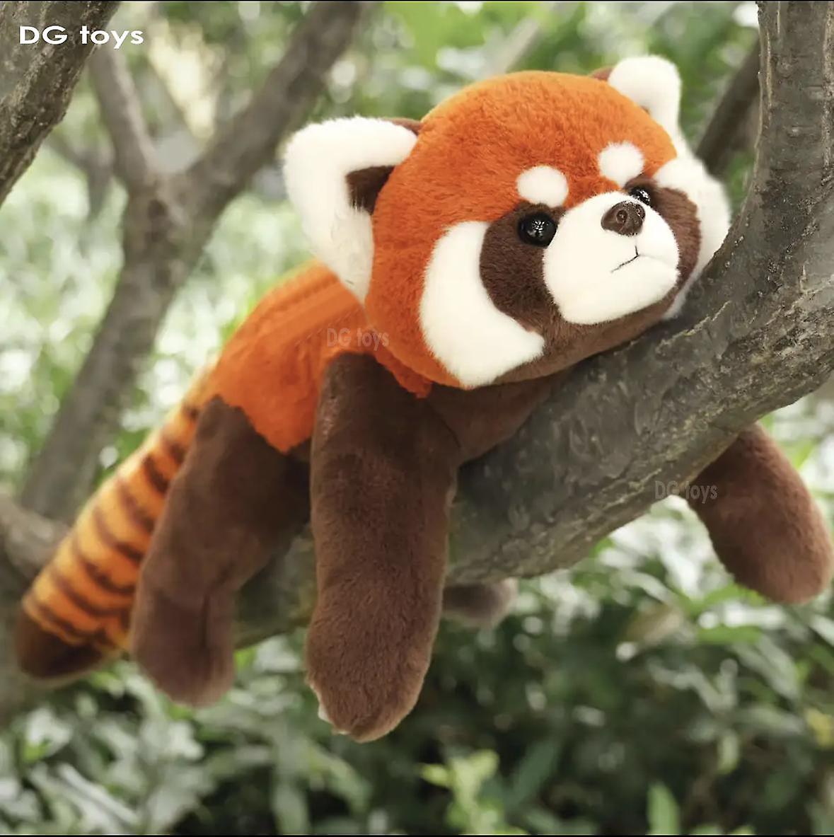 45cm Lifelike Red Panda Stuffed Animals Raccoon Plush Toy Cute Panda ...