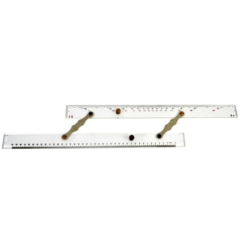 45cm Transparent Parallel Ruler for Accurate Navigation and Chart ...