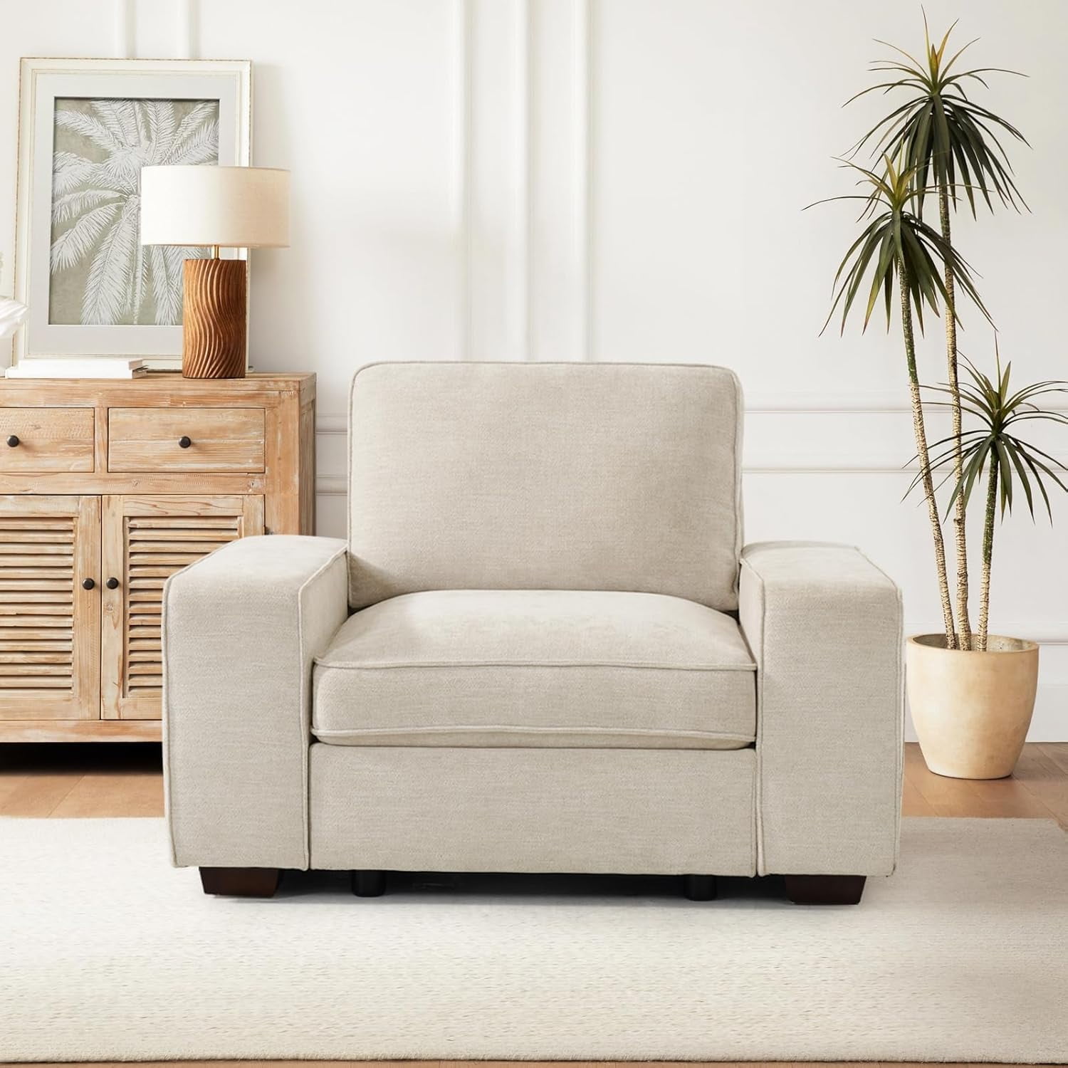 45in Modular Couch for Living Room, Deep Seat Couch with Storage, Free ...