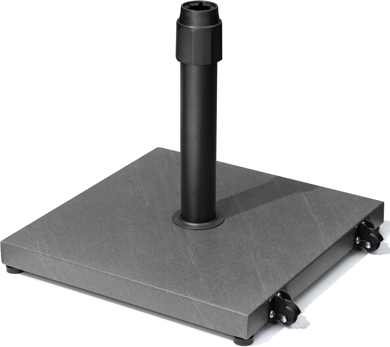 45lbs Patio Umbrella Base with Wheels - Heavy Duty Outdoor Patio Market ...