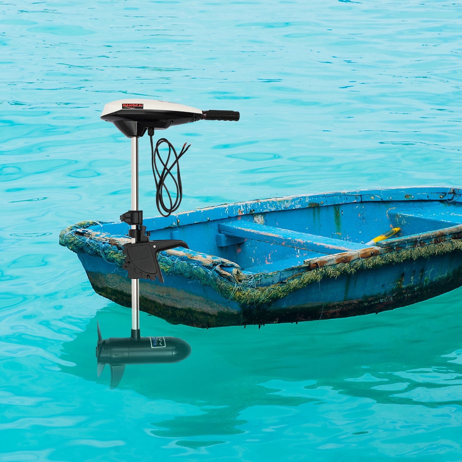 "45lbs Thrust Small Propeller Electric Outboard, 12V Boat Engine for ...