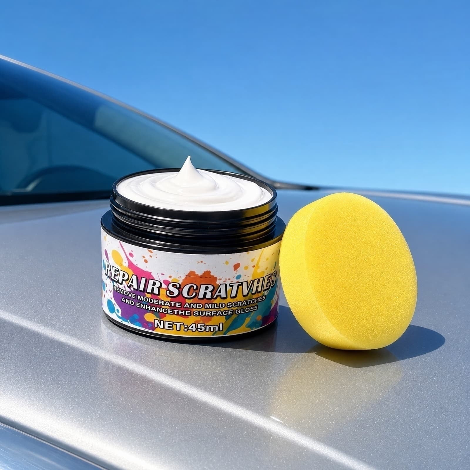 45ml Car Scratch Repair Paste Polishing Cream For Light Moderate ...