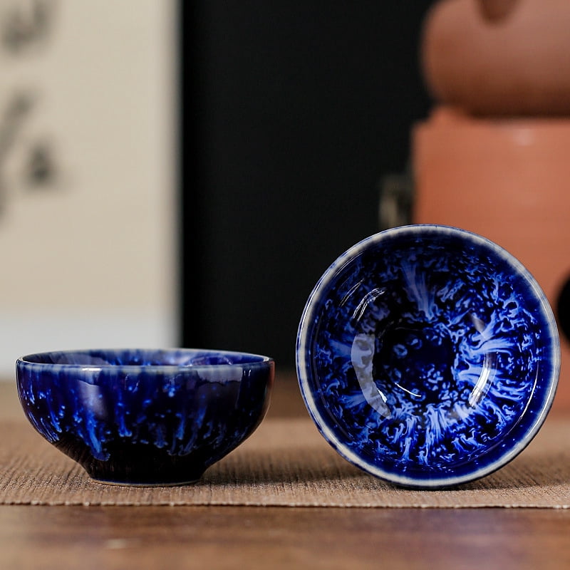45ml Mini Tea Bowl Kiln Transformation Ceramic Tea Cup Chinese Kung Fu ...
