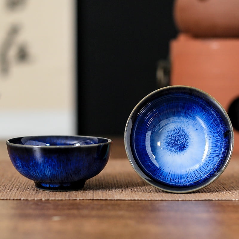 45ml Mini Tea Bowl Kiln Transformation Ceramic Tea Cup Chinese Kung Fu Teacup Espresso Coffee ...