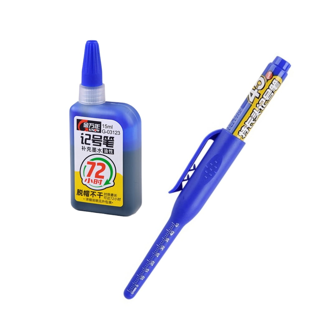 45mm Long Tip Marker Marker with Scale Water Resistant Drill Hole ...