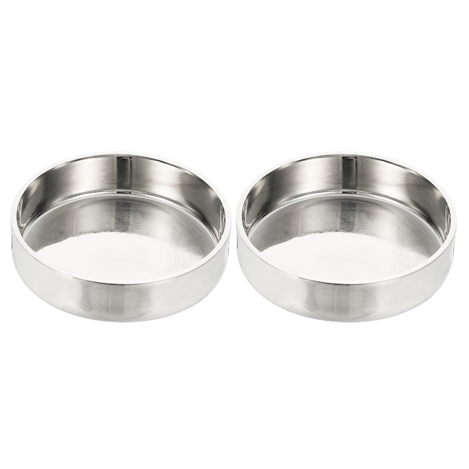 45mm OD Pipe End Cap, 2Pcs 304 Stainless Steel End Cap Flat Tube Cap Polished Pipe Cover for ...