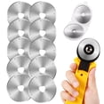 45mm Rotary Cutter Blades 10Pcs, fits Fiskars Olfa Martelli Truecut ...