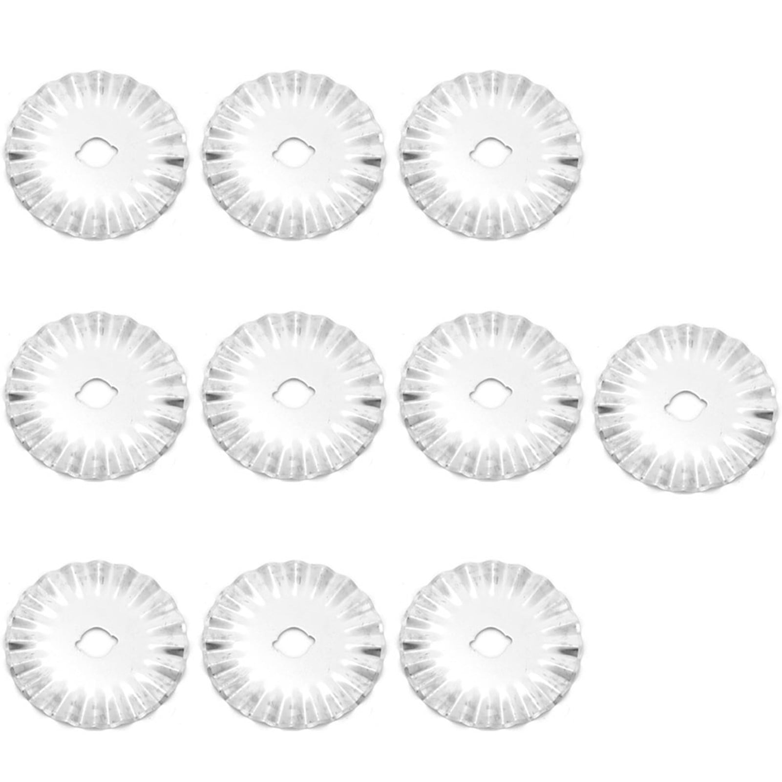 45mm Rotary Cutter Pinking Blades 10pcs, Zigzag Cutting Wheel for ...