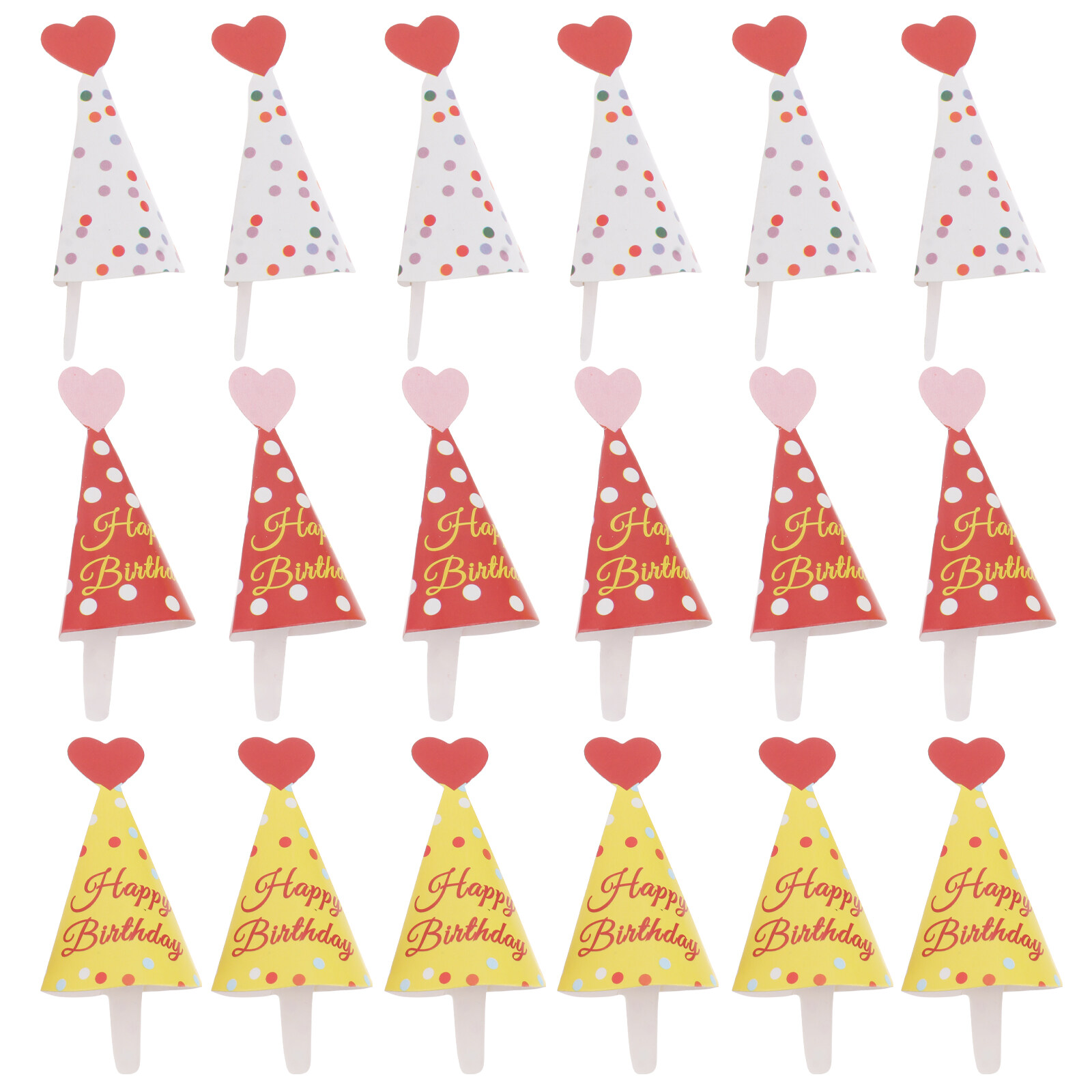Assorted Color Cake Toppers with Exquisite Shapes for Decorative Use ...
