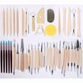 45pcs Pottery Clay Sculpting Tool Kit, Ceramic Polymer Modeling Tools w ...