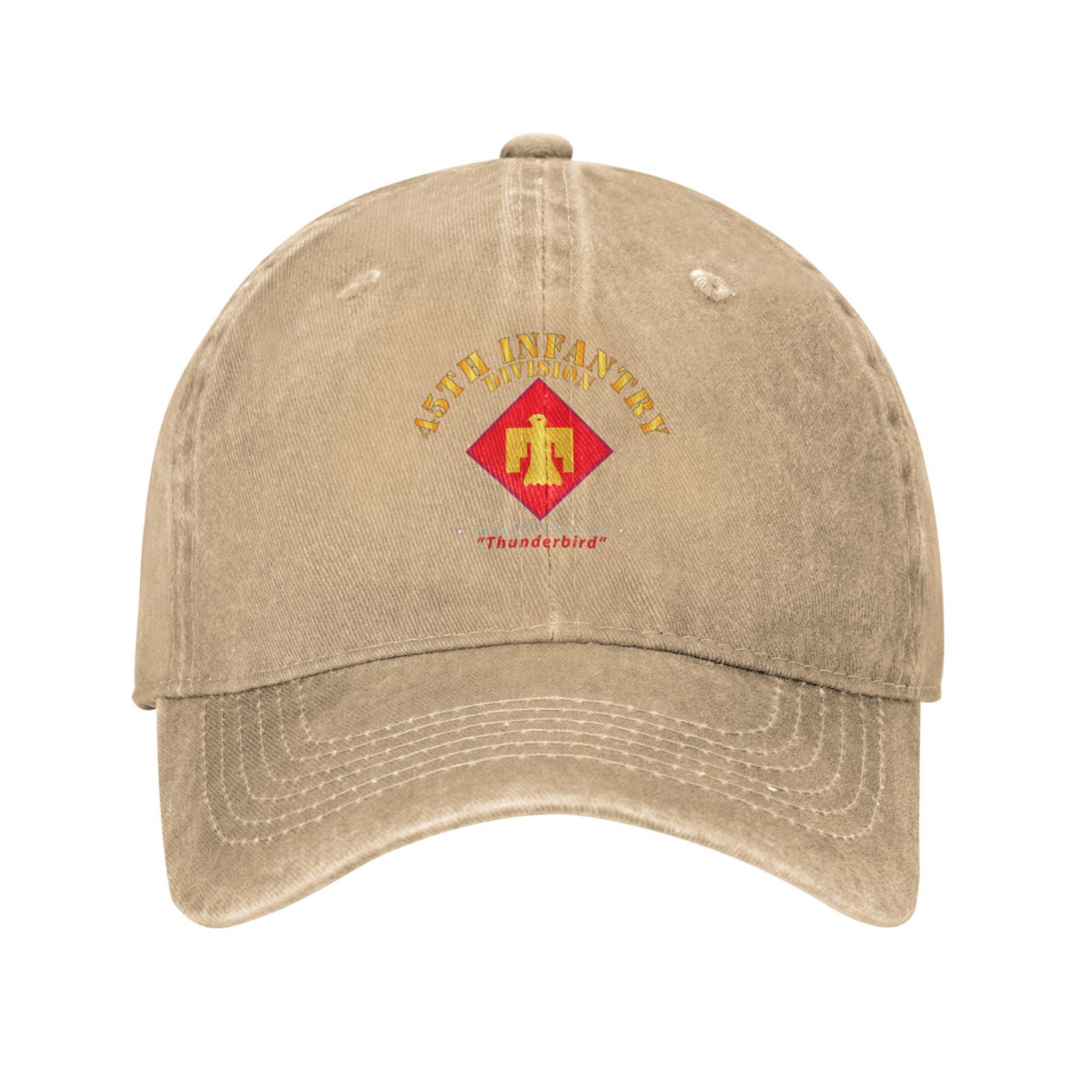 45th Infantry Division - Thunderbird Flag Hat Adult Adjustable Classic ...