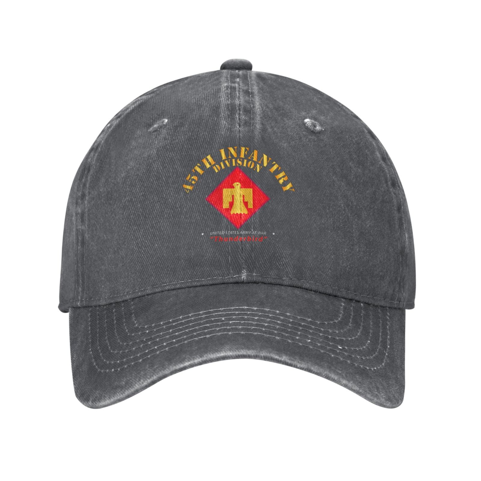 45th Infantry Division - Thunderbird Flag Hat Adult Adjustable Classic ...