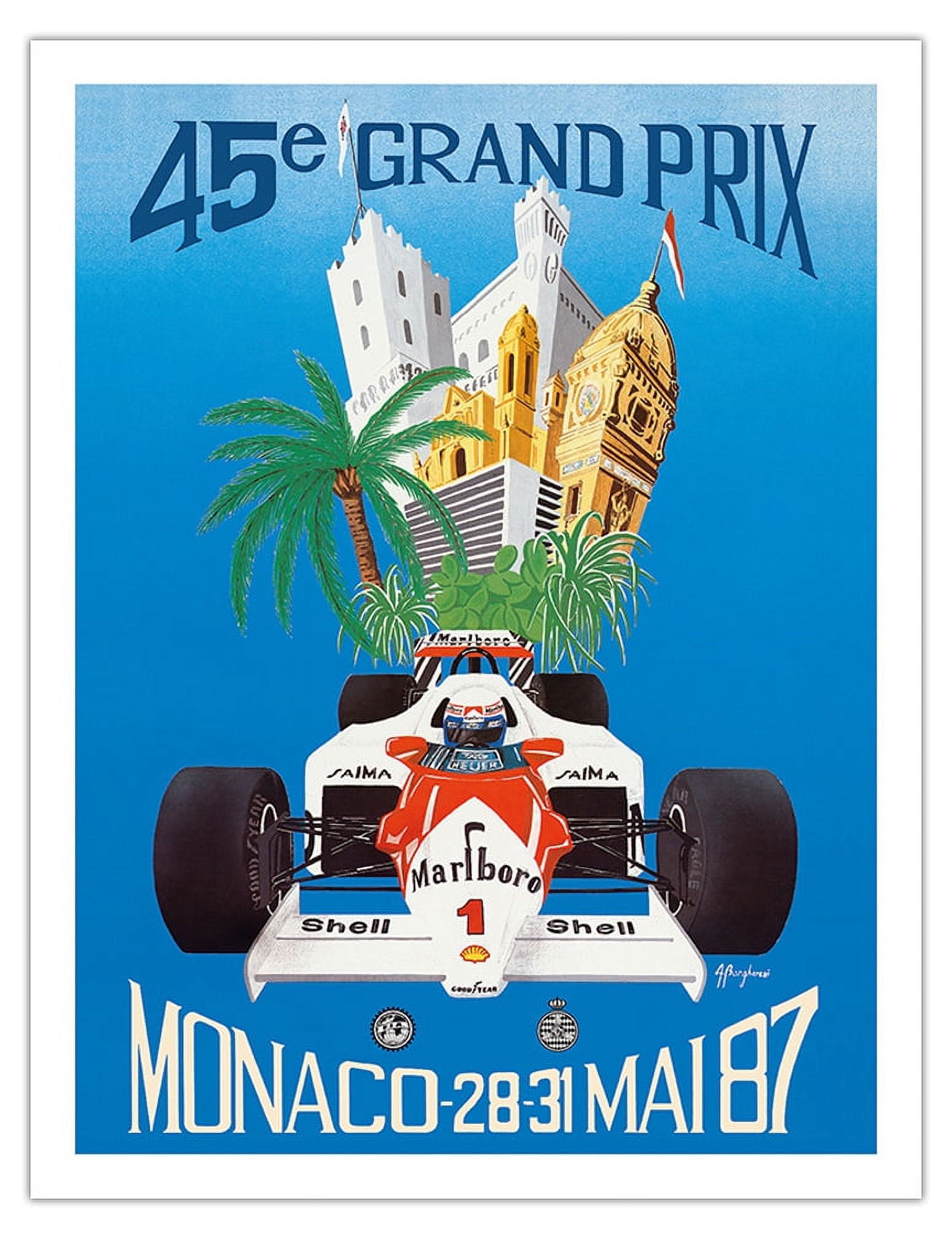 45th Monaco Grand Prix (Circuit de Monaco) - Formula One Race Cars ...