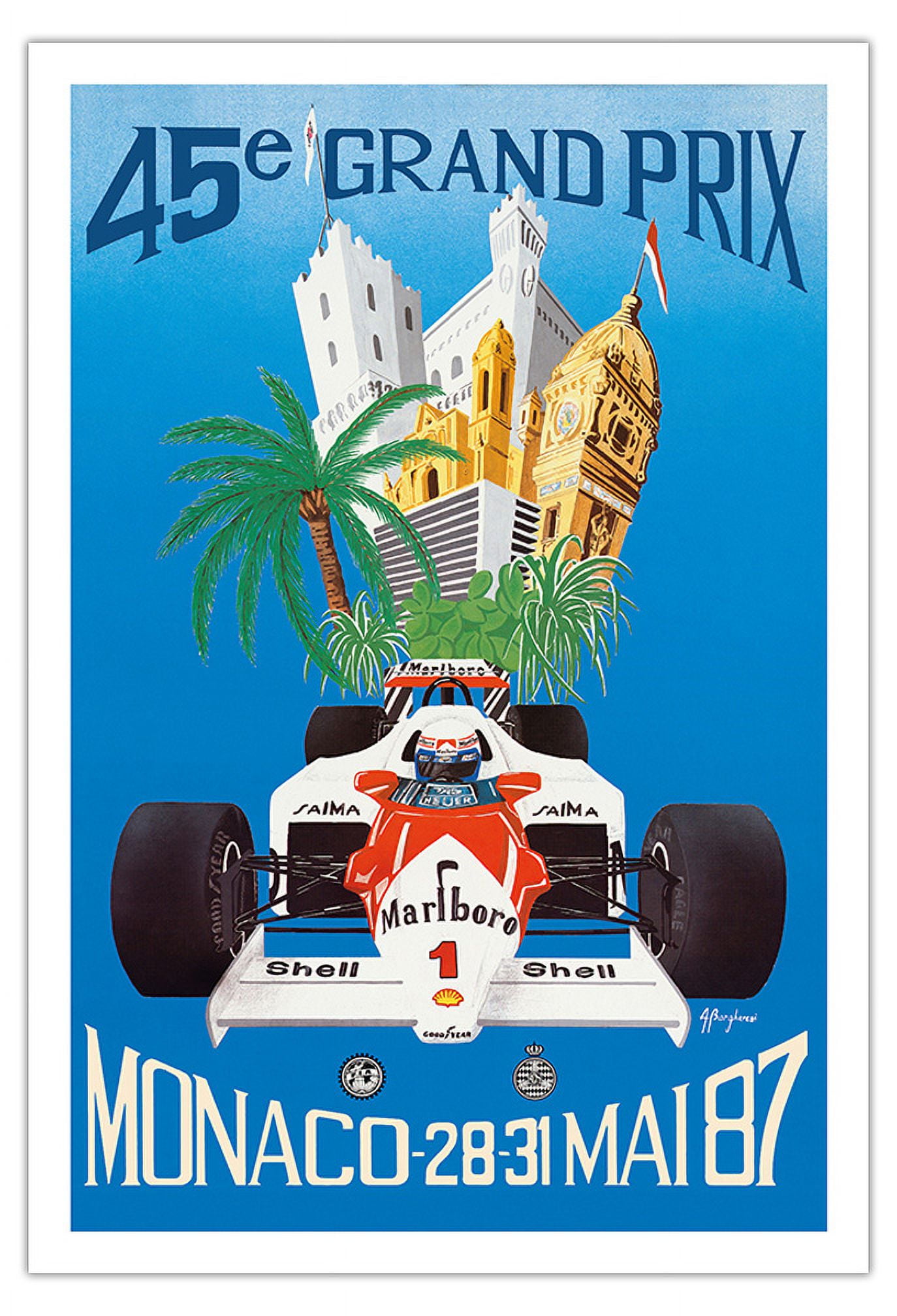 45th Monaco Grand Prix (Circuit de Monaco) - Formula One Race Cars ...