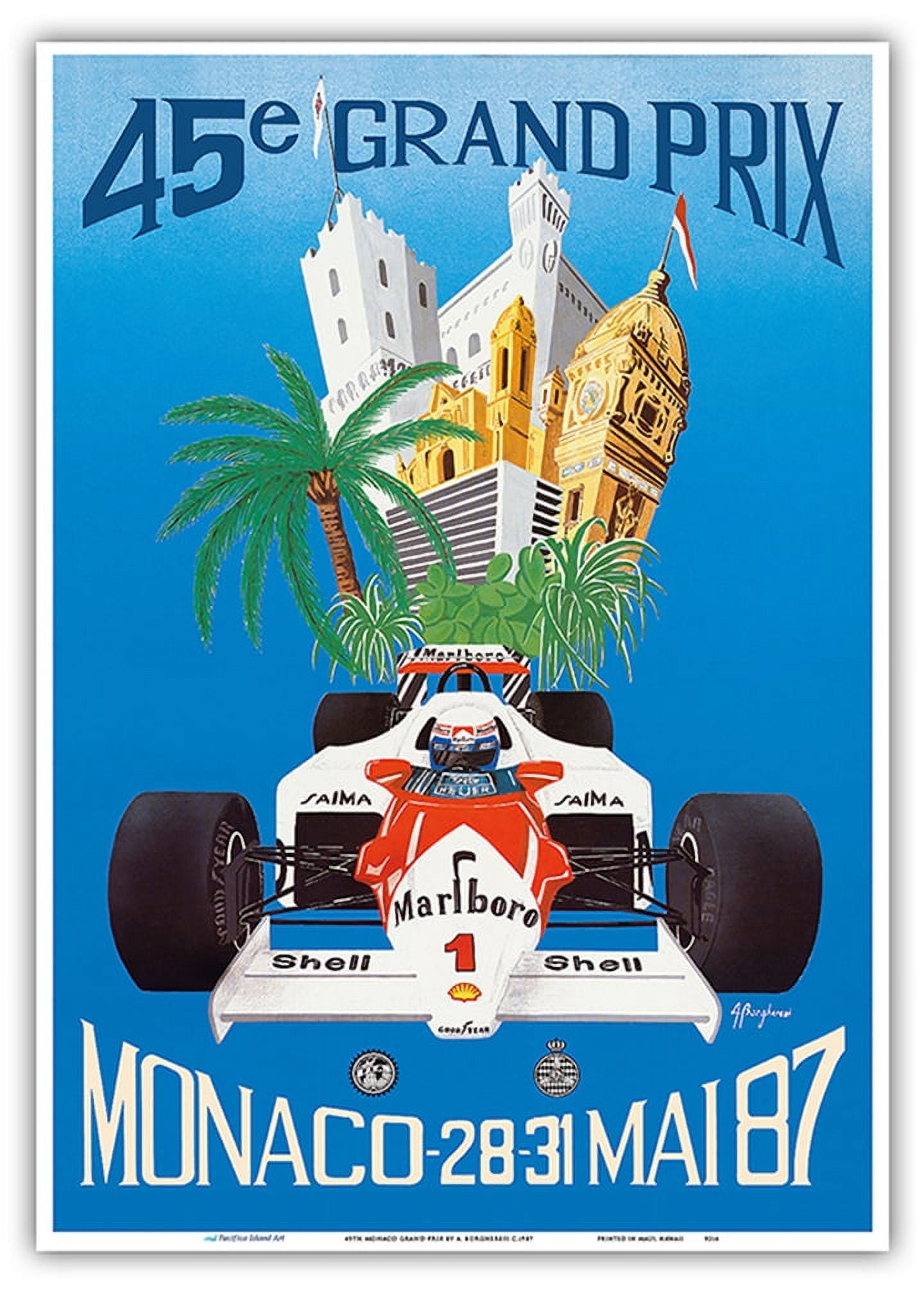 45th Monaco Grand Prix (Circuit de Monaco) - Formula One Race Cars ...