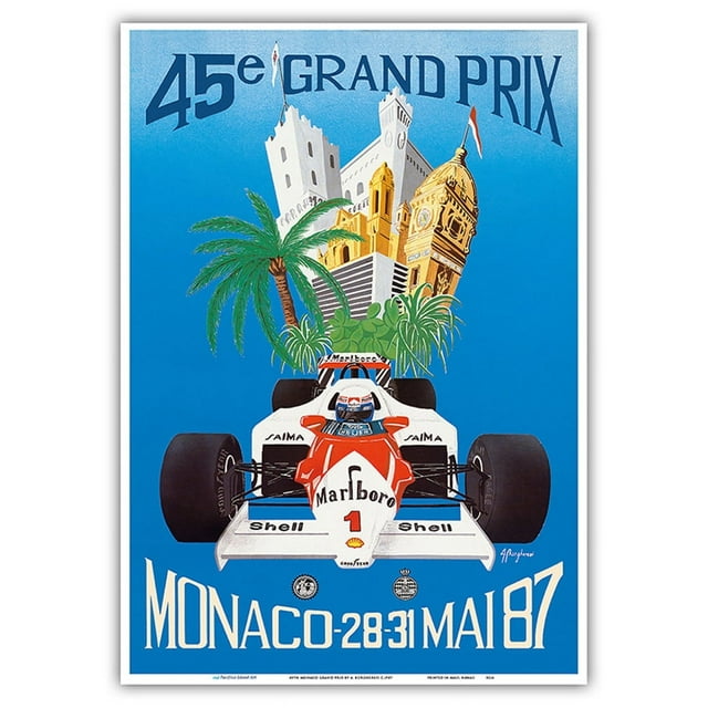 45th Monaco Grand Prix (Circuit de Monaco) - Formula One Race Cars ...