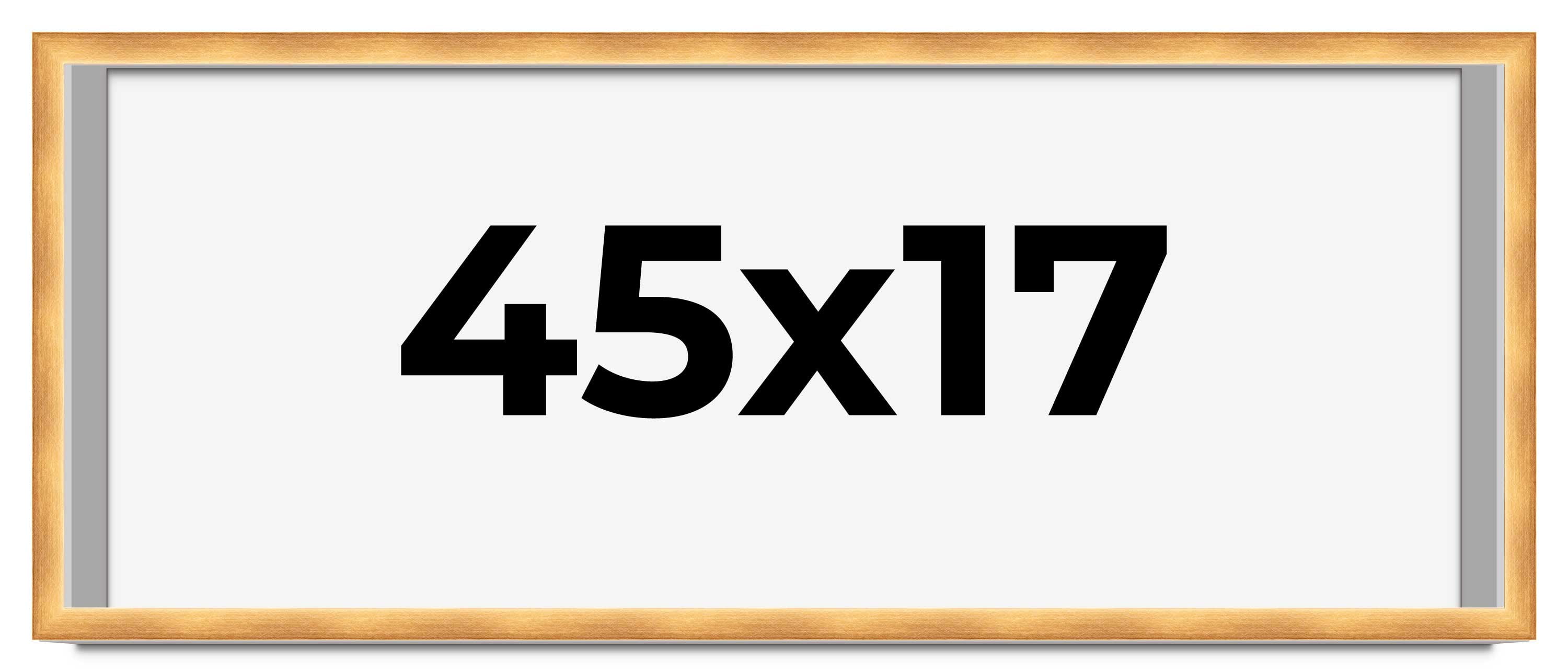 45x17 Shadow Box Bronze Cross-Brushed Display Frame | 1.625 Inches Deep ...
