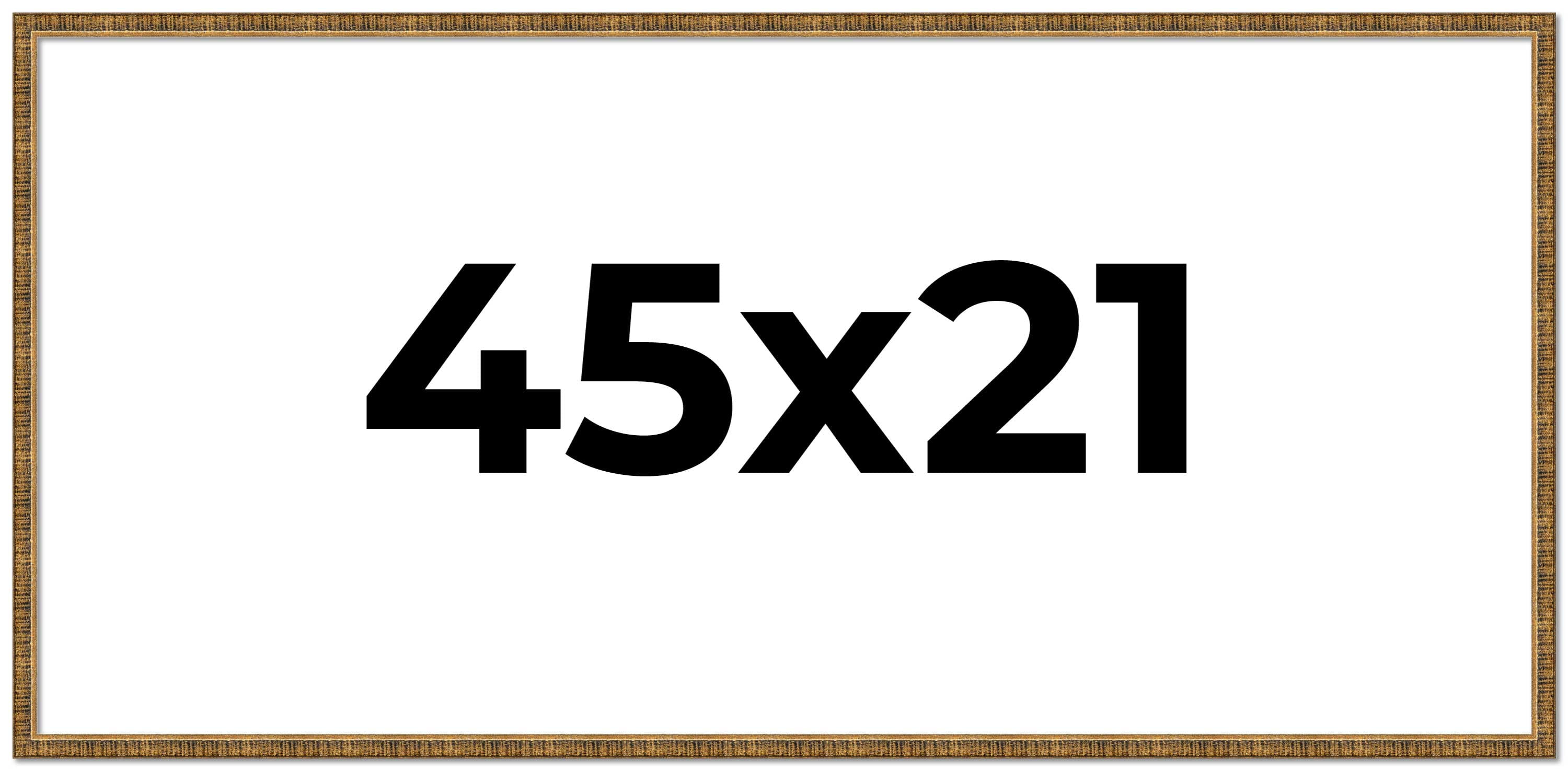 45x21 Frame Gold Picture Frame - Complete Modern Photo Frame Includes ...