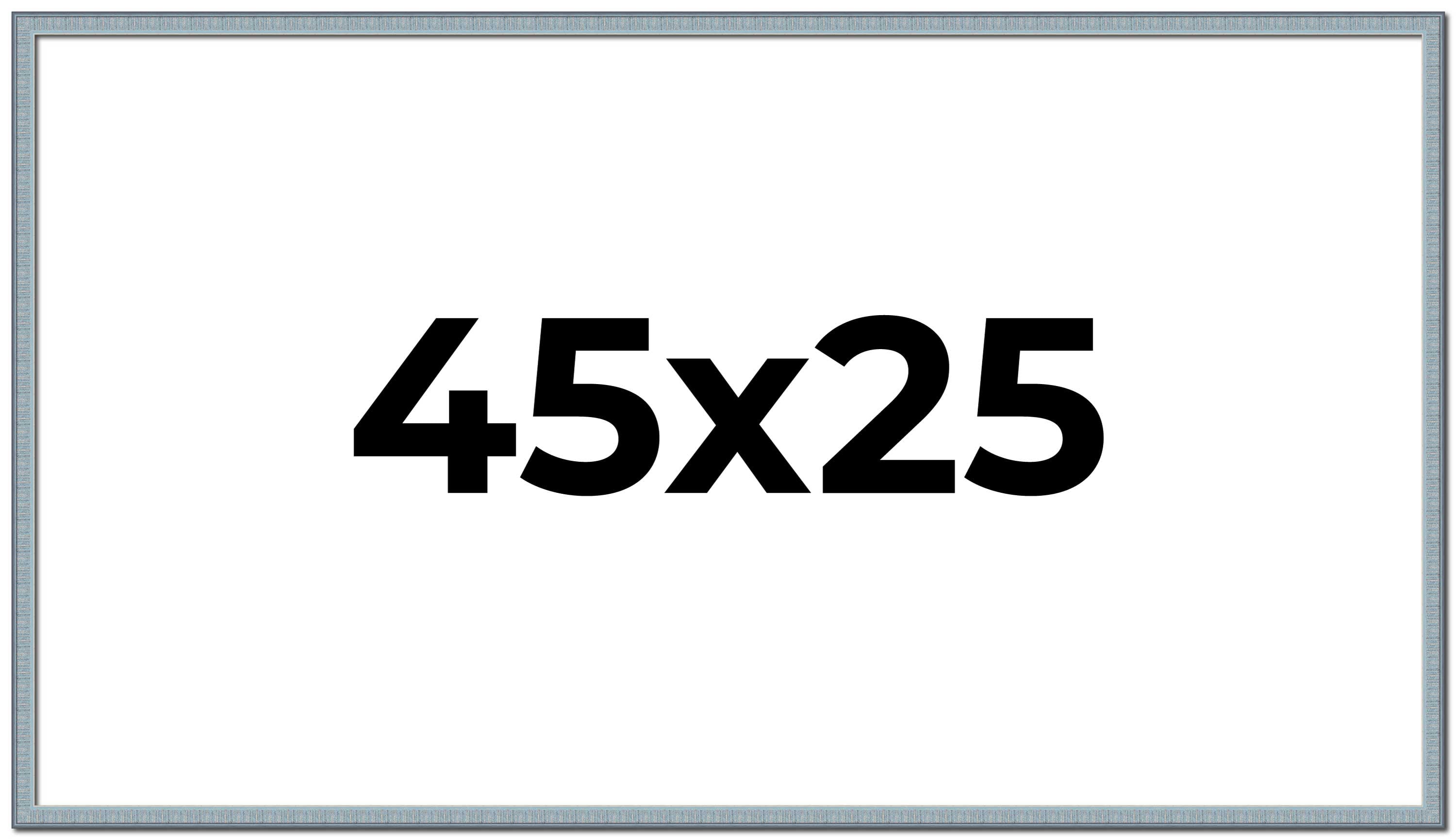 45x25 Frame Rustic Sky Blue Solid Wood Picture Frame | 0.75 Inch ...