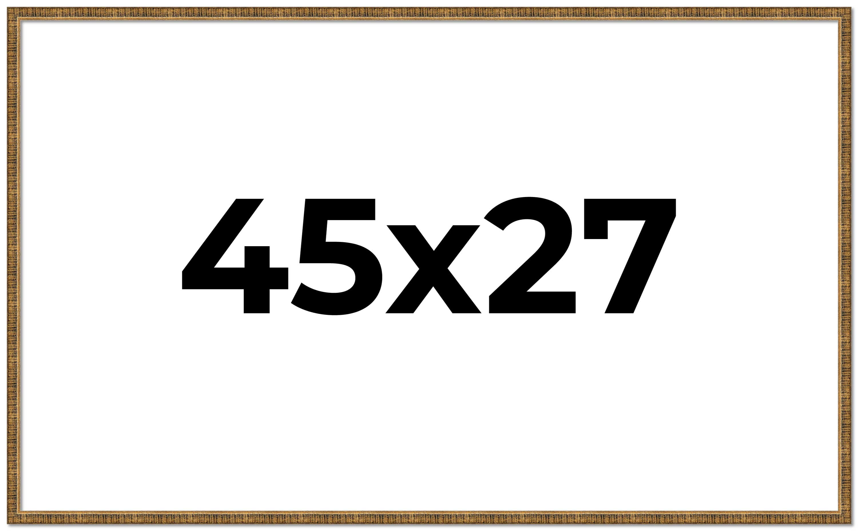 45x27 Frame Gold Picture Frame - Complete Modern Photo Frame Includes ...
