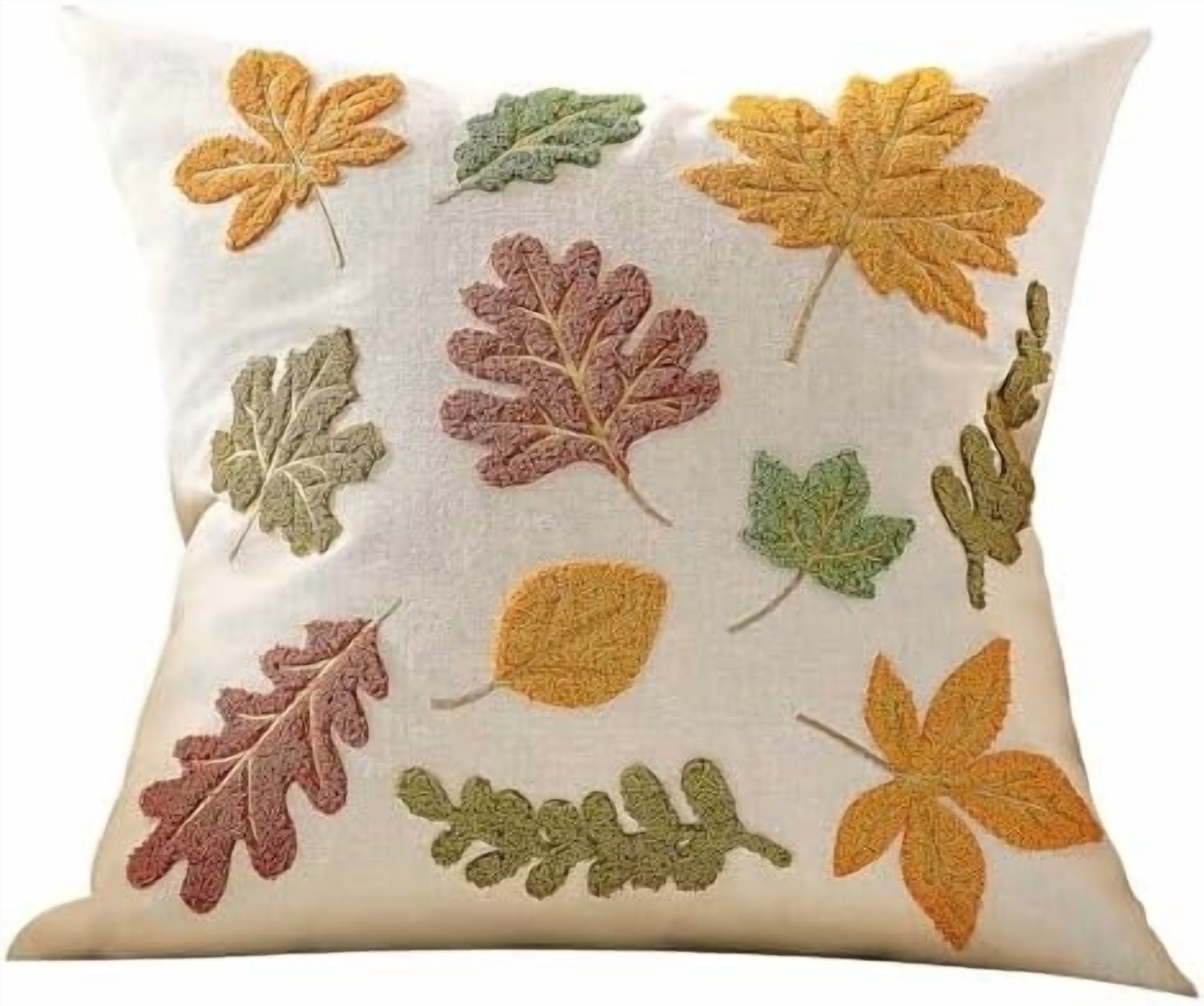 45x45 cm Autumn Theme Cushion Cover with Embroidery Velvet Material ...