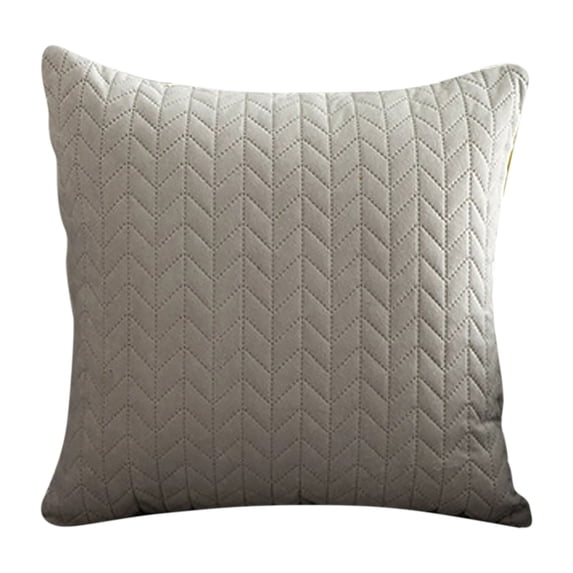 45x45cm Pleated Solid Velvet Pillowcase, Shape Retaining Long Lasting ...