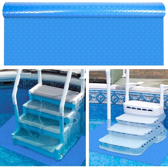 45x60 inches Swimming Pool Ladder Mat Protective Swimming Pool Step Pad ...