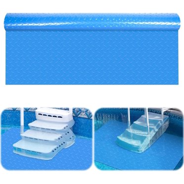 VinylWorks 5'x5' Above Ground Pool Deck Kit, Resin Made, Taupe, Easy ...