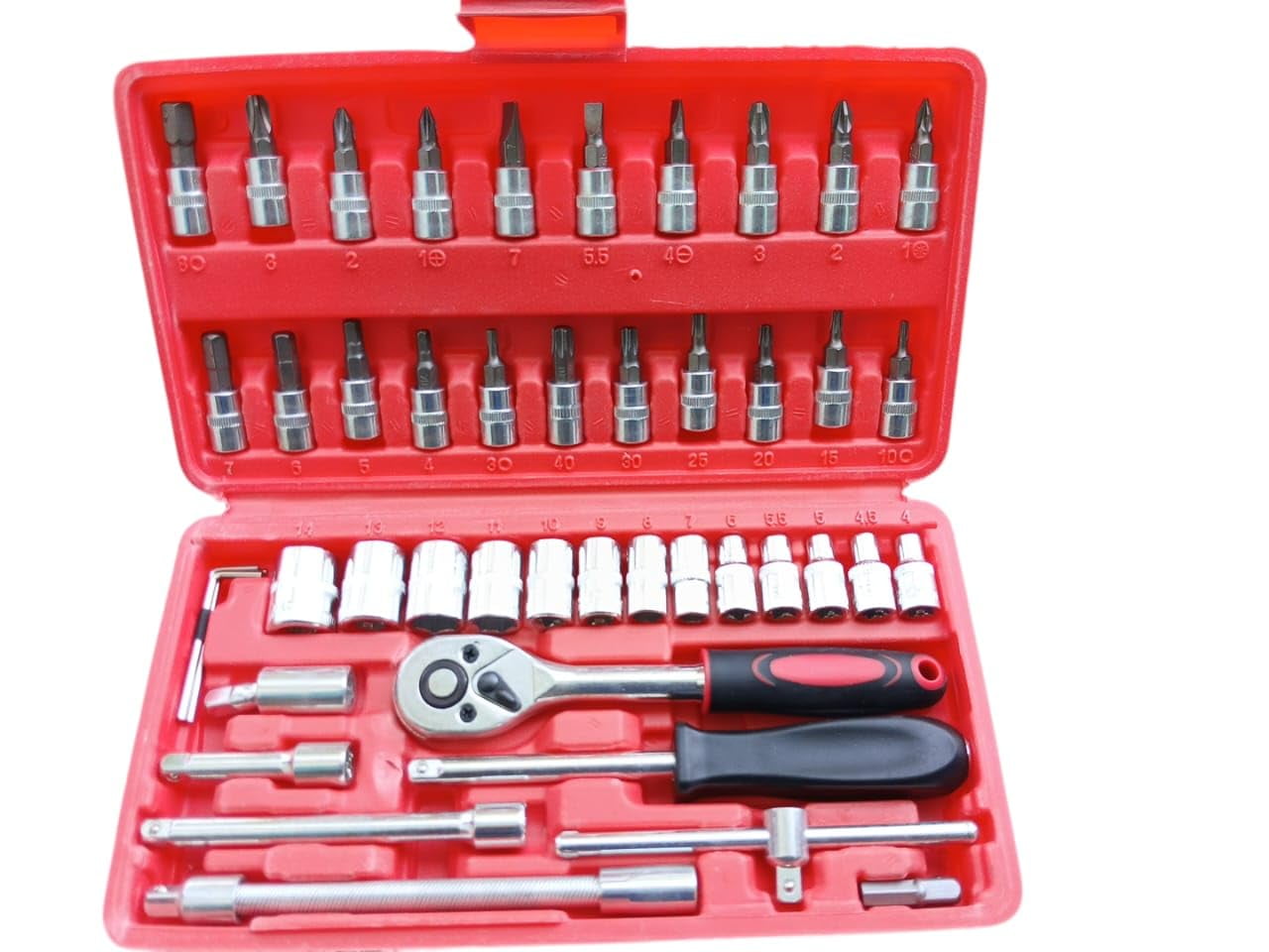 46 In 1 Pcs Tool Kit & Screwdriver & Socket Set | Multi Purpose ...