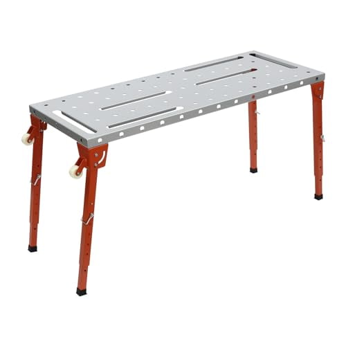 46 * 18 Inch Welding Table, 1000 lbs Load Capacity, Portable Folding ...