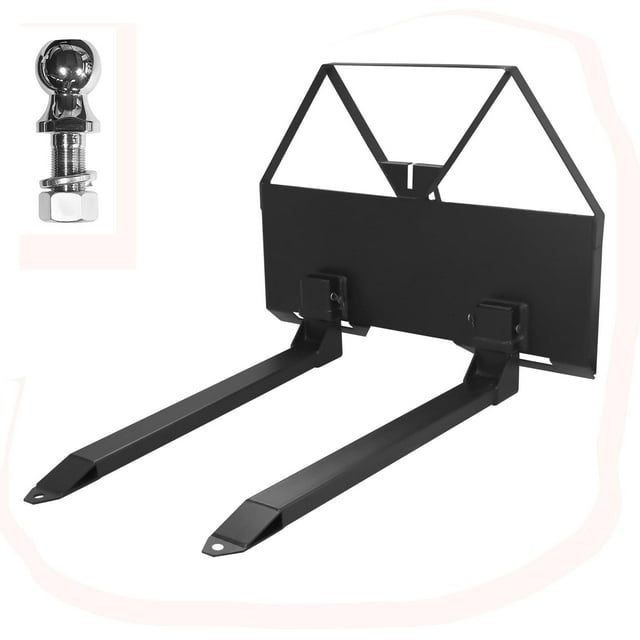 46"2600 lbs Pallet Forks Attachment Skid Steer Forks for Tractors ...