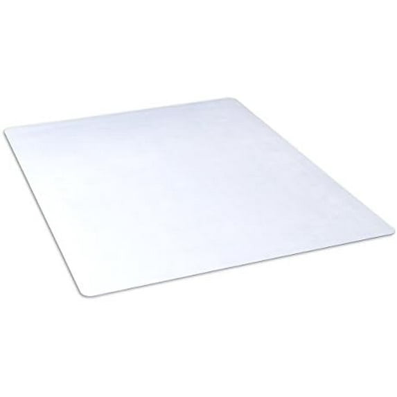 46"x 60" Clear Rectangle Office Chair Mat For Hard Floors (1532630), 46 ...