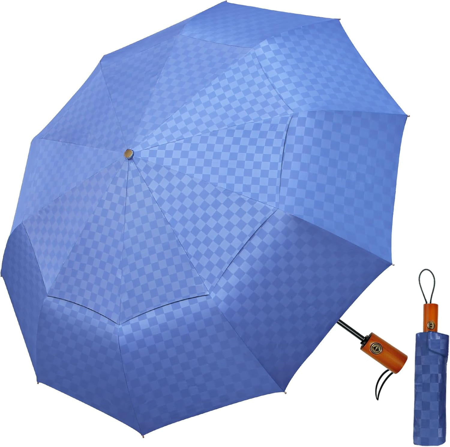46/54/62 Inch Large Golf Umbrella, Windproof 10 Ribs Automatic Open ...