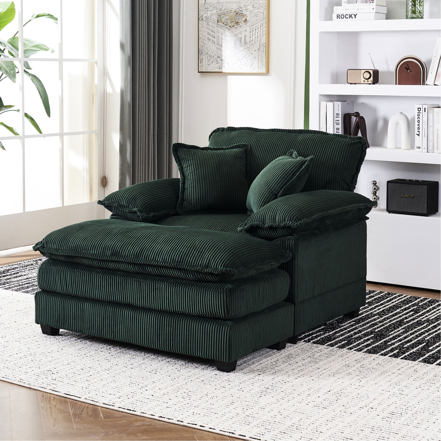 46.9 - inch Wide Single - Soft Upholstery & Good Resilience - Nap Sofa ...