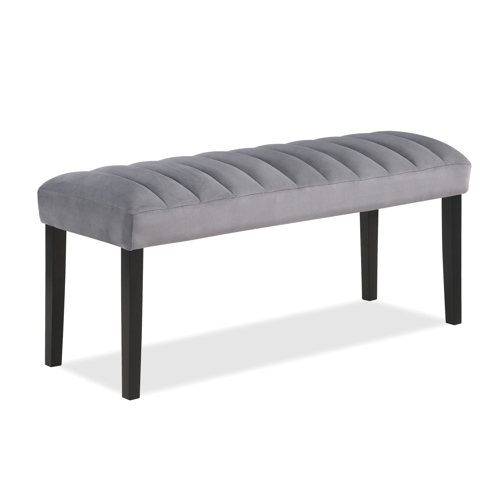 46" Dining Bench with Cushioned Velvet Seat | Contemporary Design for ...