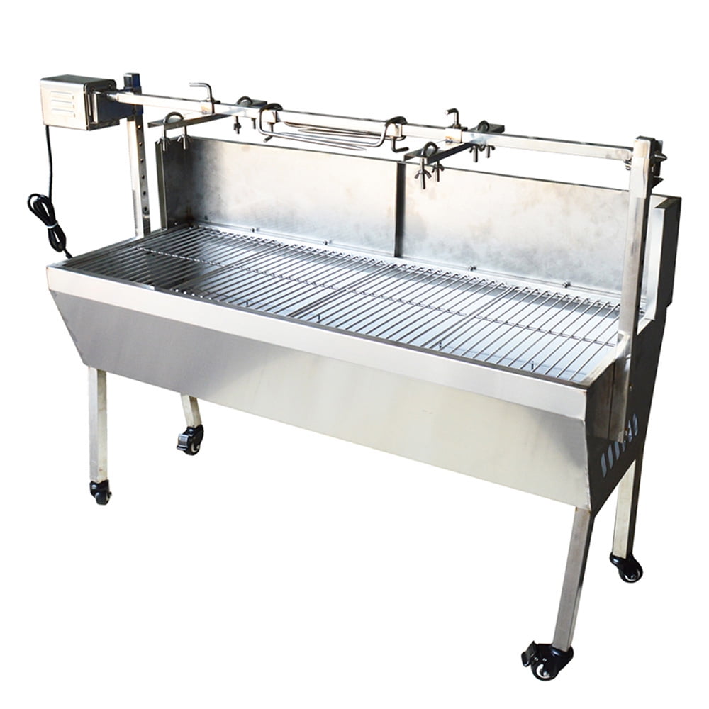 46 Inch BBQ Rotisserie Grill Roaster Pig Lamb Goat Chicken Charcoal ...