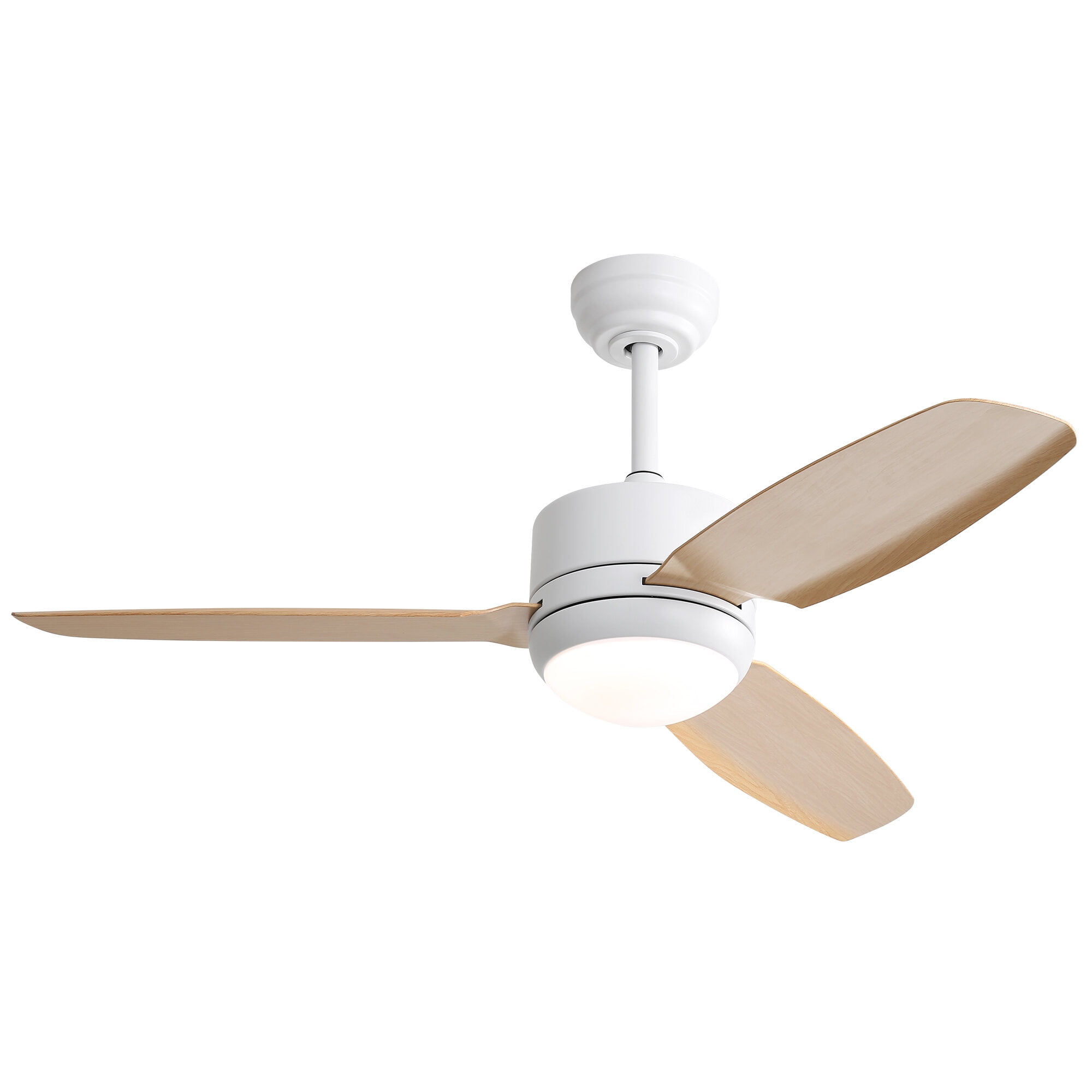 46 Inch Ceiling Fan with Light and Remote Control, 6-Speed DC Motor ...